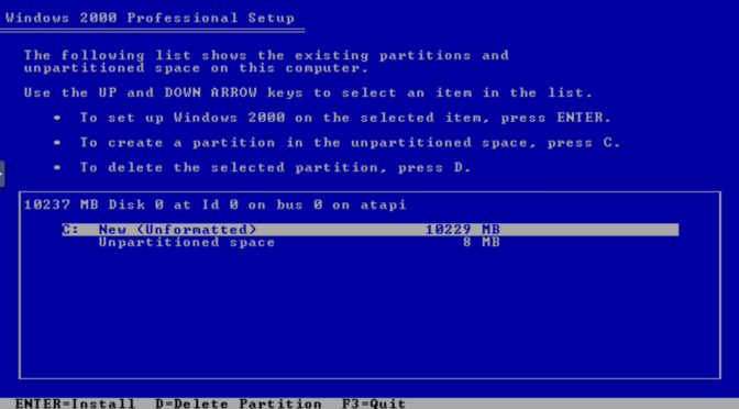 Retro Computing: Windows 2000 Professional - An Insight into my Hindside