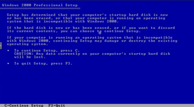 Retro Computing: Windows 2000 Professional - An Insight into my Hindside